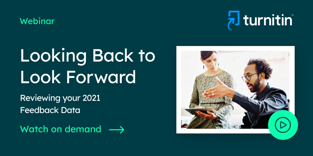 Looking back to look forward